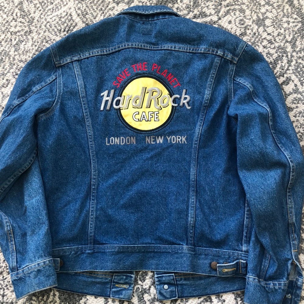Vintage(Circa 1980’s) Hard Rock Jean Jacket - Gem
